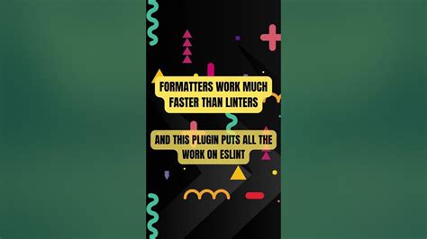 don t use eslint plugin prettier frontend npm shorts youtube
