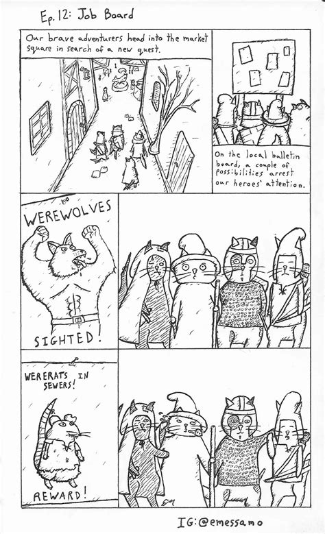 [oc] [comic] Catnip Kingdom Or The Ongoing Adventures Of The All Tabby Folk Adventuring Party