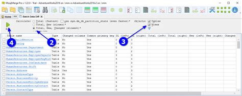 MssqlMerge Use Cases Data Changes Summary