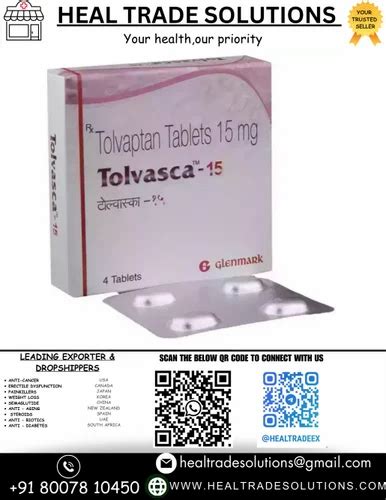 Tolvaptan Tablets 15mg At ₹ 500 Stripe Tolvaptan Tablet In Nagpur
