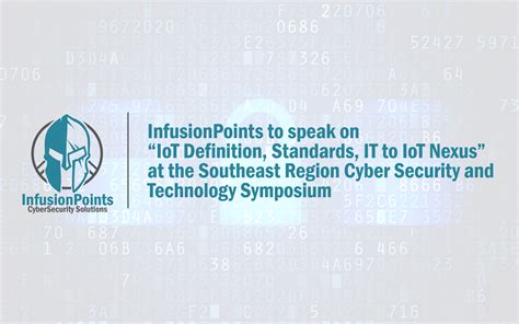 Infusionpoints Chief Cyber Risk Strategist To Speak On The Iot