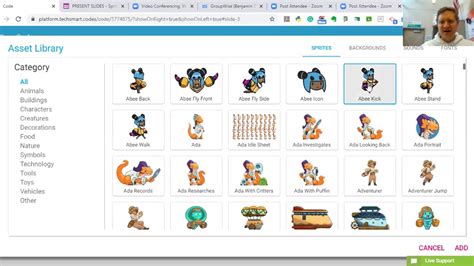 Brewer Python Lesson 51 Sprites Youtube