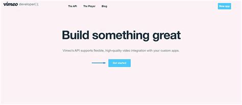 how to use vimeo api get api key embed video add custom player