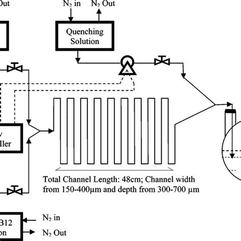 Schematic Of The Microfluidic Reactor Process For Phase Controlled