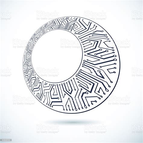 벡터 회로 보드 디지털 기술 추상화입니다 컴퓨터 마이크로프로세서 체계 미래 지향적인 디자인입니다 분명 복사 공간 마이크로프로세서 구조 추상 배경입니다 0명에 대한 스톡 벡터