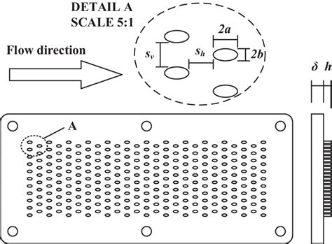 Schematic Diagram Of Elliptical Pinfin Plates Download Scientific Diagram