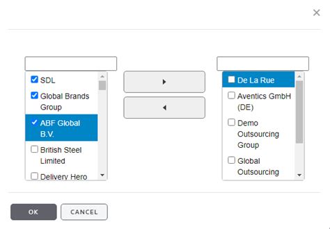 multi check boxes with two listboxes general discussion wijmo 5