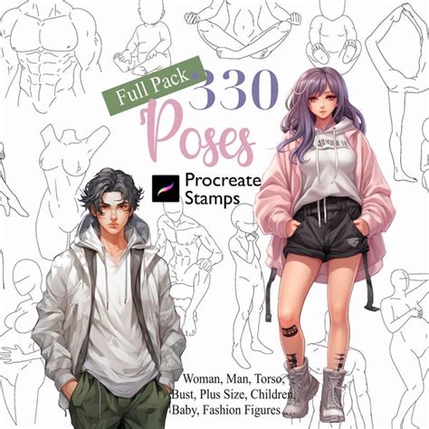 Anime Procreate Torso Etsy