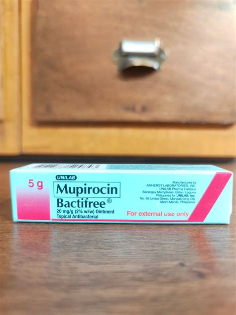 Mupirocin Bactifree 20mgg 2 Ww 5g Ointment Meds For All