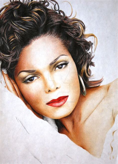 Janet Jackson Face By Passiondraw On Deviantart