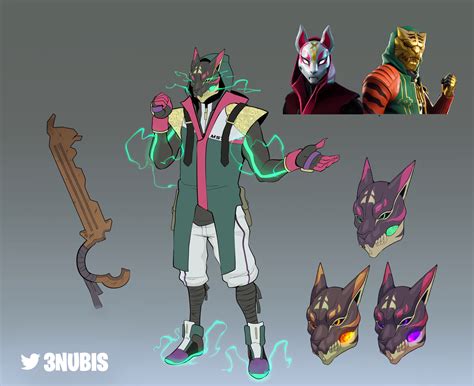 Artstation Fortnite Skin Concept Master Drift Fanmade