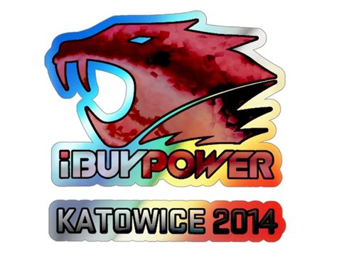 Cs Go And Cs2 Holographic Sticker Ibuypower Holo Katowice 2014 Etsy