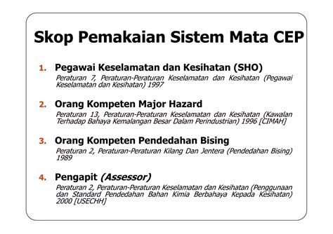 Cep Point System By Ir Hj Mohd Hatta Zakaria Pdf