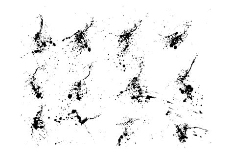 Splash Vector Splatter Illustration Set Graphic By Bdvect1 · Creative