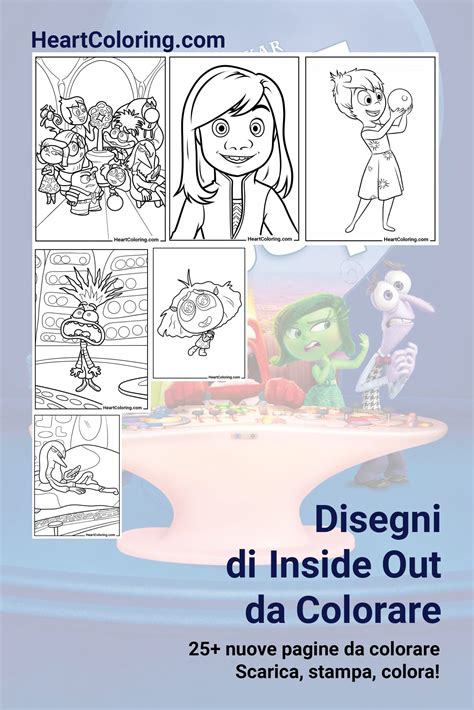 Inside Out Disegni Da Colorare Del Film Danimazione