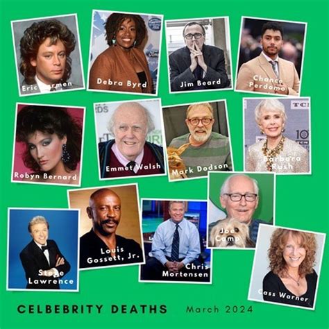 Notable Celebrities Who Died In April 2024 Dead Celebs Podcast The