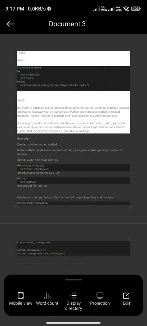 Sarthak Deshmukh On Linkedin Todays Task A Write A Small Code To Illustrate Try And Except