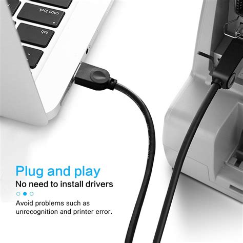 Usb 20 Printer Cable For Camera Epson Hp Canon Pr Vicedeal