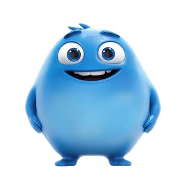 Blue Cartoon Characters