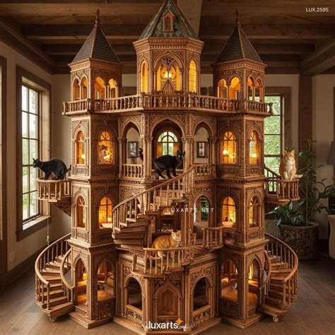 Gothic House Cat Playgrounds Bold And Stylish Play Area For Cats Cat