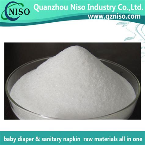 Diaper Raw Materials Super Absorbent Polymer Sap