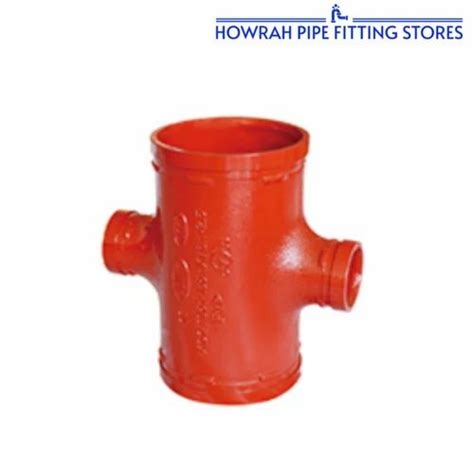 Di Sant Ductile Iron Grooved Reducing Cross Tee For Fire Lines At Rs 120 Piece In New Delhi