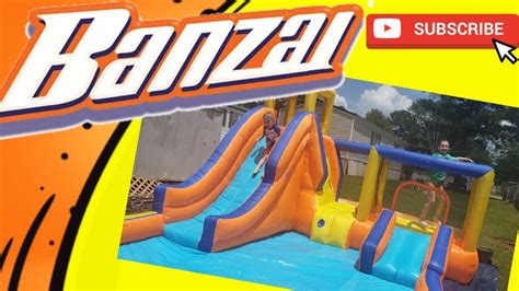 Banzai Splash And Bounce Water Park Fun Day In The Sun Youtube