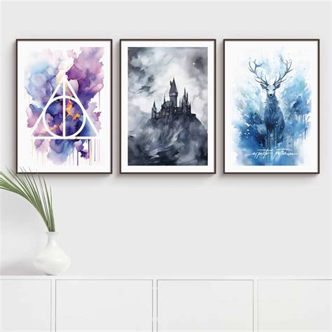 Harry Potter Collection Happy Art Prints