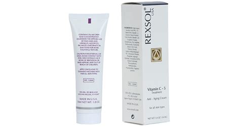 Vitamin C 5 Treatment Cream Rexsol Usa