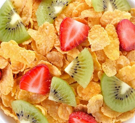 Premium Photo Corn Flakes With Fruit