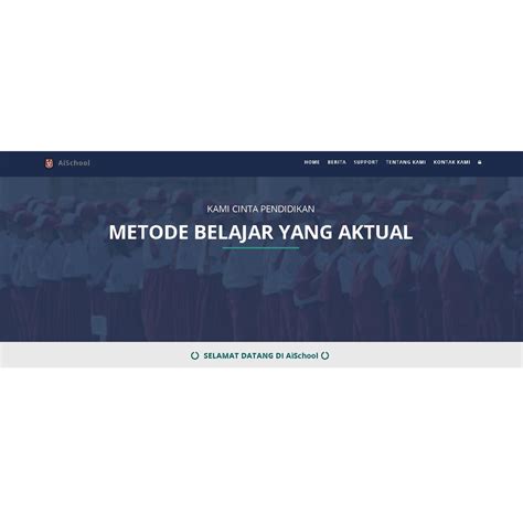 Jual Website Profil Untuk Sekolah Bisa Seting Web Sendiri Shopee Indonesia