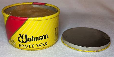 Sc Johnson Paste Wax 16 Oz Discontinued Original Formula Wood Metal