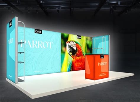 Backlit Trade Show Booth And Backlit Trade Show Displays Illuminating