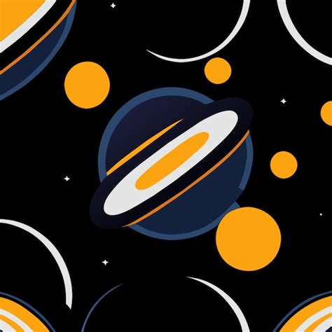 Premium Vector Future World Seamless Pattern