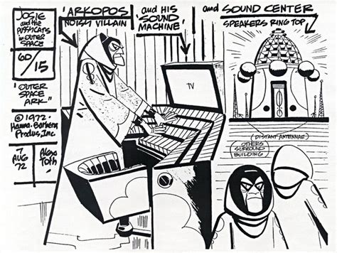 Jose And The Pussycats In Outer Space Model Sheet Outer Space Ark The Pussycat Alex Toth
