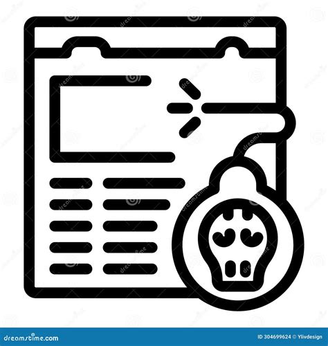 Web Data Network Icon Outline Vector Virus Social Bug Stock Vector