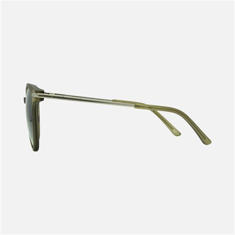 Dahlia Olive Translucent Frame Sunglasses