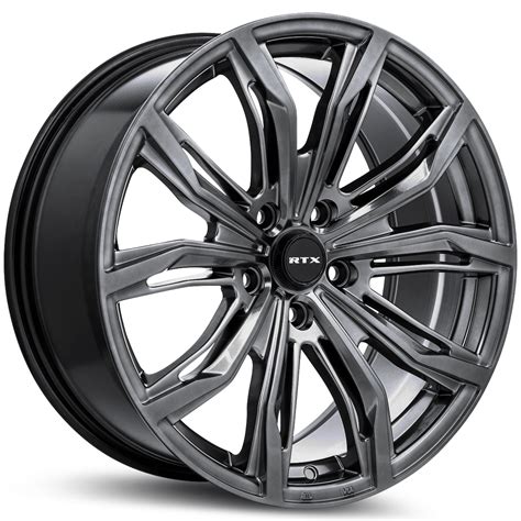 Rtx Black Widow Hyper Black 18x8 5x1143 Wheels Blackcirclesca