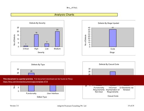 CAPA Template Excel XLS