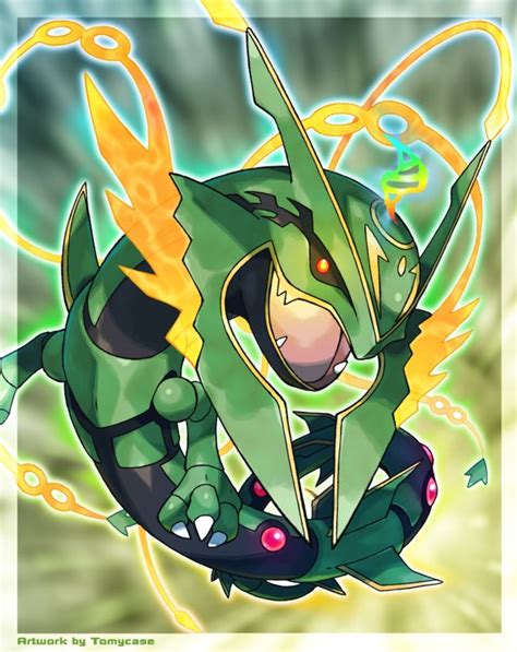 Mega Rayquaza By Tomycase On Deviantart Harrisons Pokemon