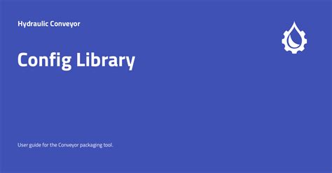 Config Library Hydraulic Conveyor