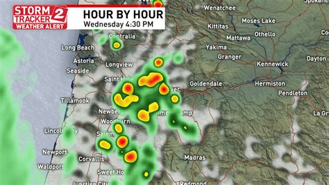 Severe Storms Forecast For Oregon And Washington With Large Hail And