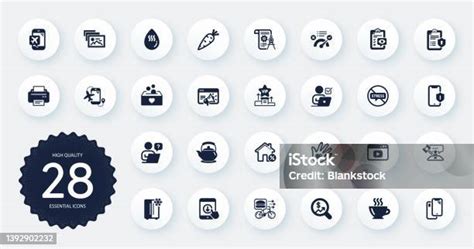 ชุดไอคอนธุรกิจ เช่น แอปพลิเคชันเที่ยวบิน ตู้เย็น และไอคอนแฟลตโพเดียมวีไอพี สําหรับการออก