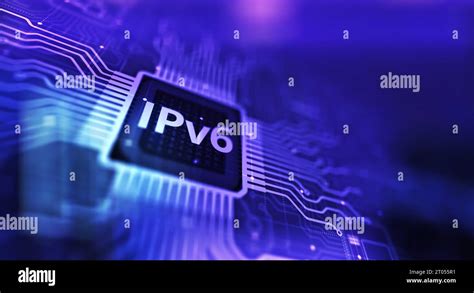 Ipv6 Network Protocol Standard Internet Communication Concept On
