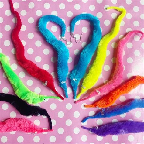 Worm On A String Toys Etsy
