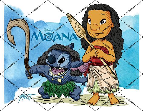 Lilo And Stitch As Moana And Maui Mysite