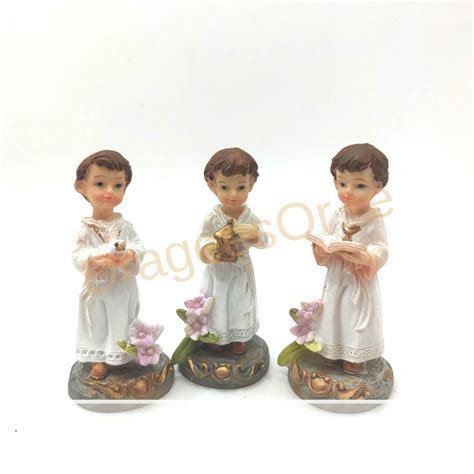 Figurine Garçon Communiant Debout Dragées Or