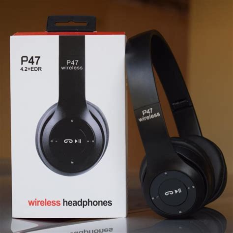 P47 50 Edr Wireless Bluetooth Foldable Headset With Microphone For