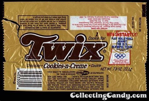 Twix Cookies And Creme 1992 Wrapper Chocolade Fudge