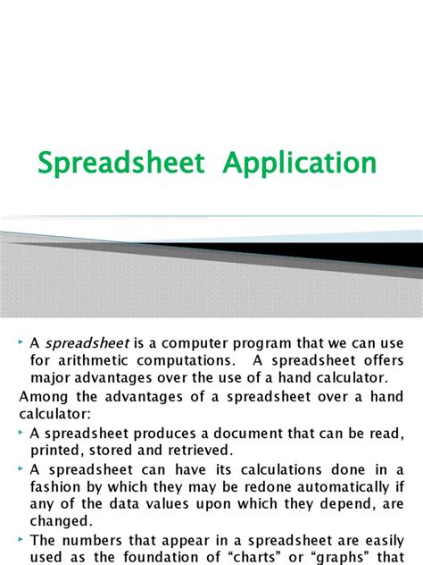 Spreadsheetapplication 1 Pdf Spreadsheet Microsoft Excel